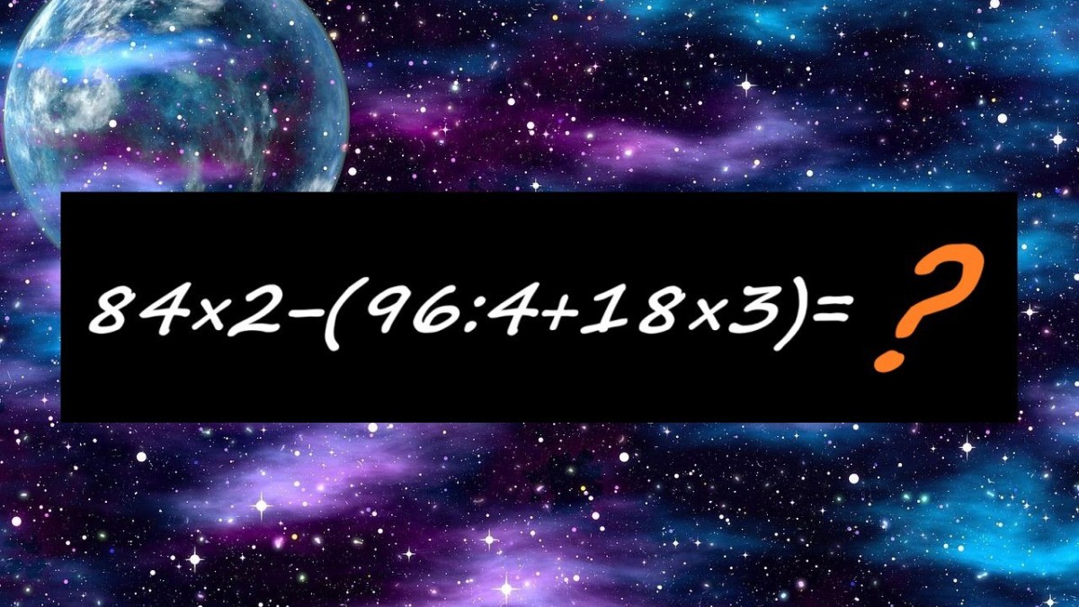 Такие вычисления под силу не каждому: обладатели IQ>115 справятся за 25 ...